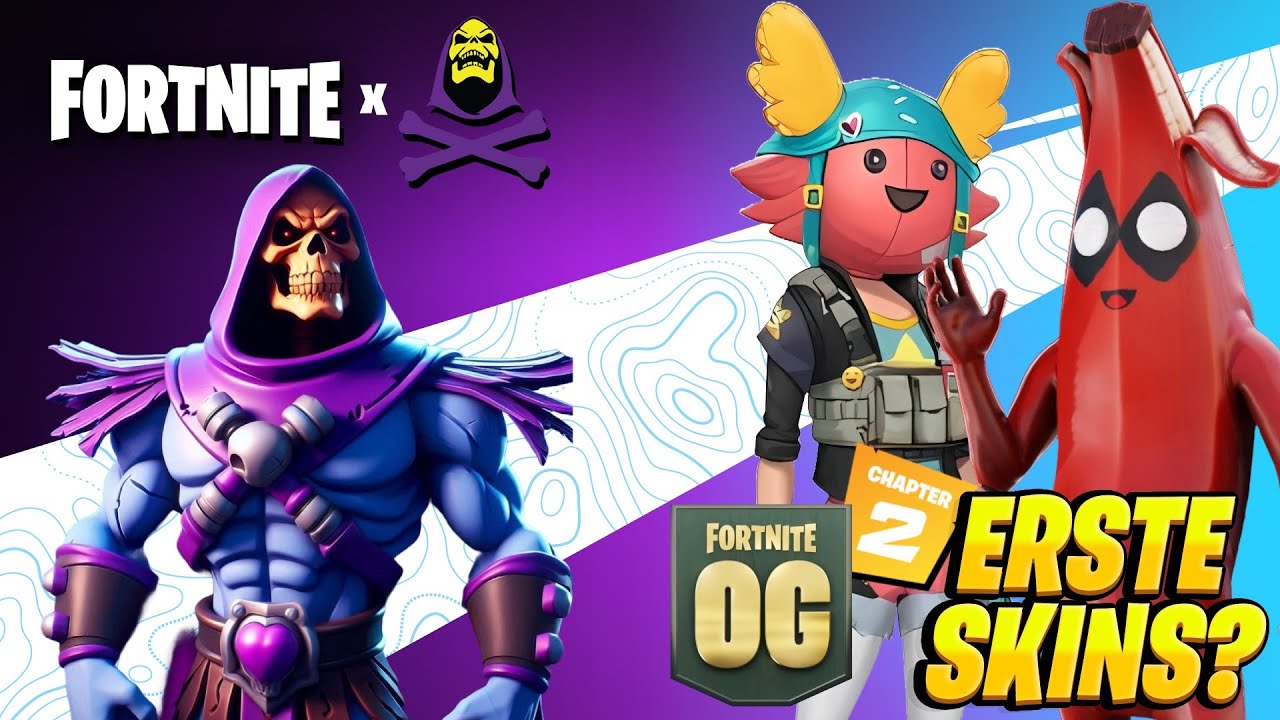 ERSTE *OG CHAPTER 2* Skins?! + Neue SKELETOR Kooperation in Fortnite ...