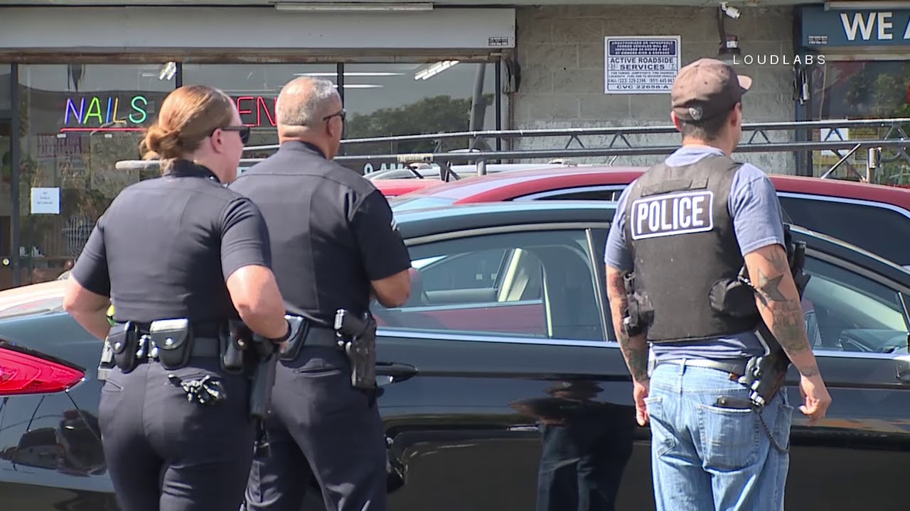 LAPD Vehicle Standoff / South LA 10.5.19 - YouTube