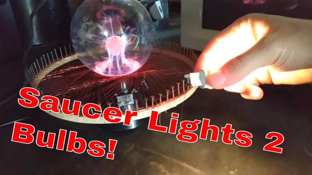 Flying Saucer Coil Lights 2 Bulbs With Energy To Spare - YouTube