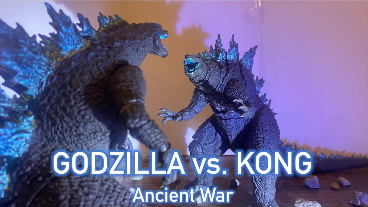 Godzilla vs. Kong (Ancient War) Stop Motion (Part 1/Territorial Dispute ...