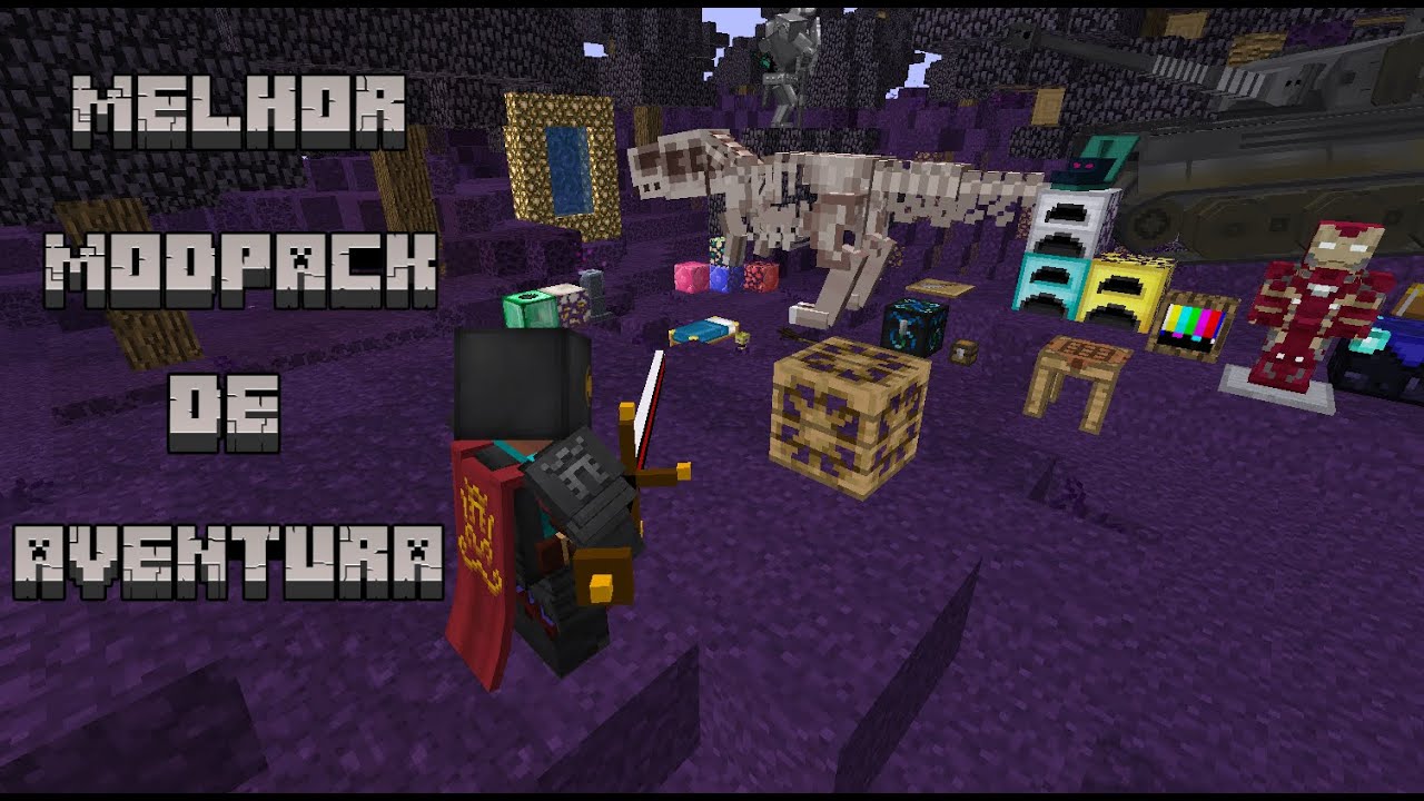 MINECRAFT MELHOR MODPACK DE AVENTURA 1.7.10 - YouTube