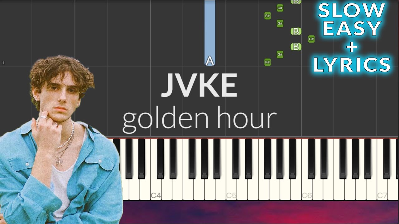 JVKE - golden hour EASY Piano Tutorial + Lyrics Accordi - Chordify JVKE - golden hour EASY Piano Tutorial + Lyrics Accordi - Chordify