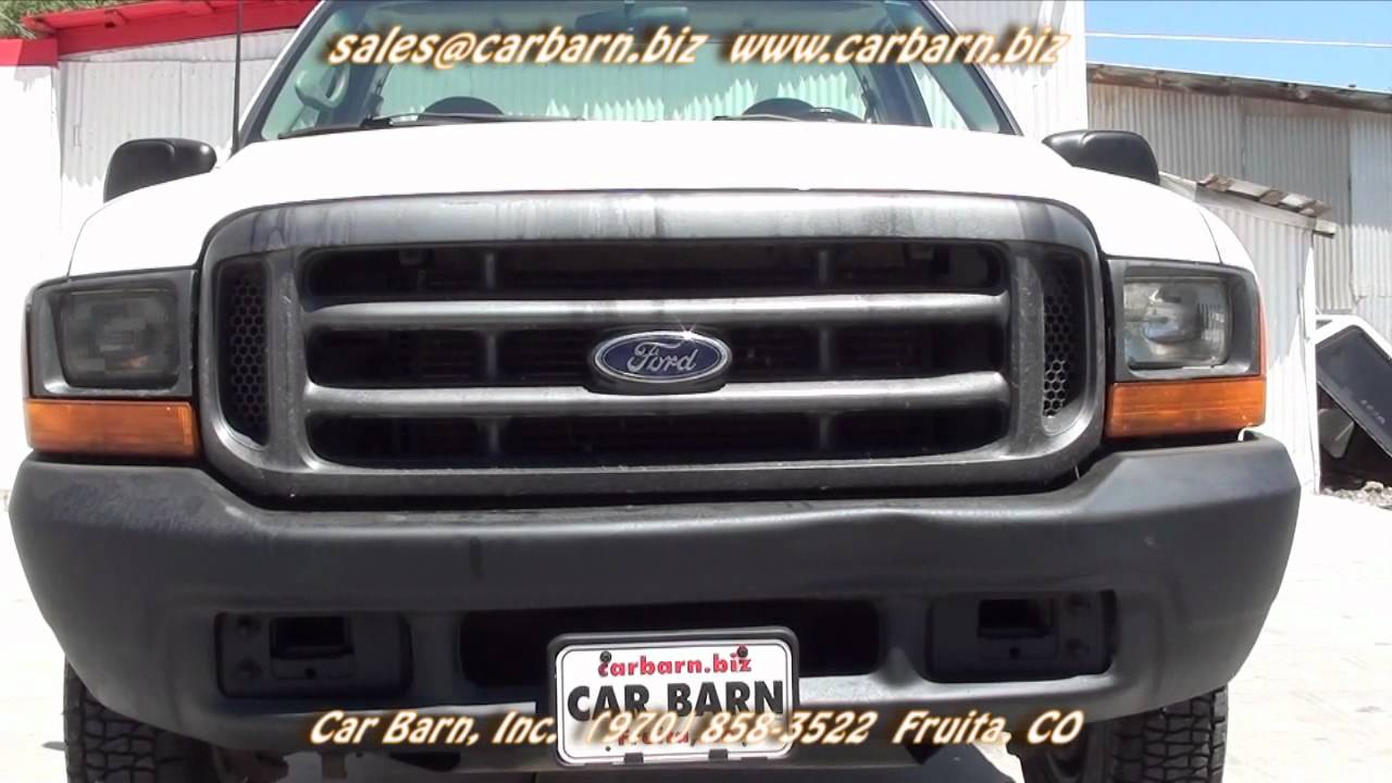 SOLD!-1999 Ford F250 Reg Cab Long Bed 4x4 at Car Barn in Fruita, CO ...