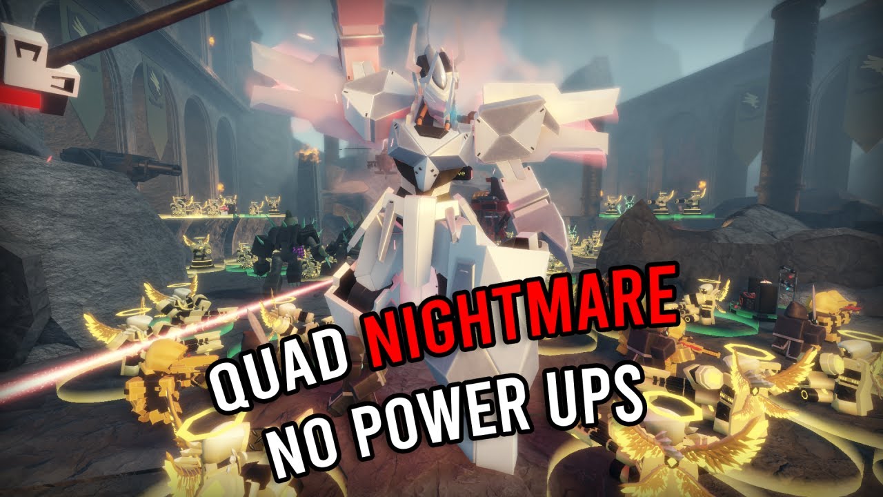 Beating NIGHTMARE WITH NO POWER UPS | Roblox Tower Defense X - YouTube