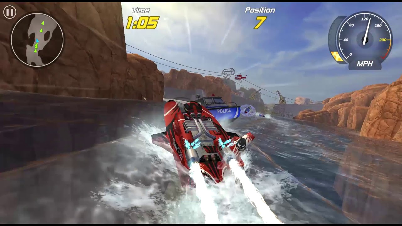 Hydro Thunder Hurricane F PC Lake Powel Race Pro Gold Thresher - YouTube