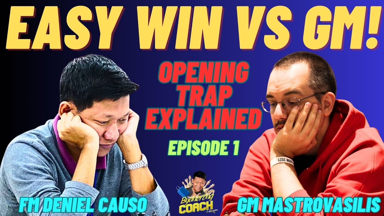 GRAND MASTER RESIGN IN 9 MOVES! KING MOVE IN THE OPENING! Opening Trap ...