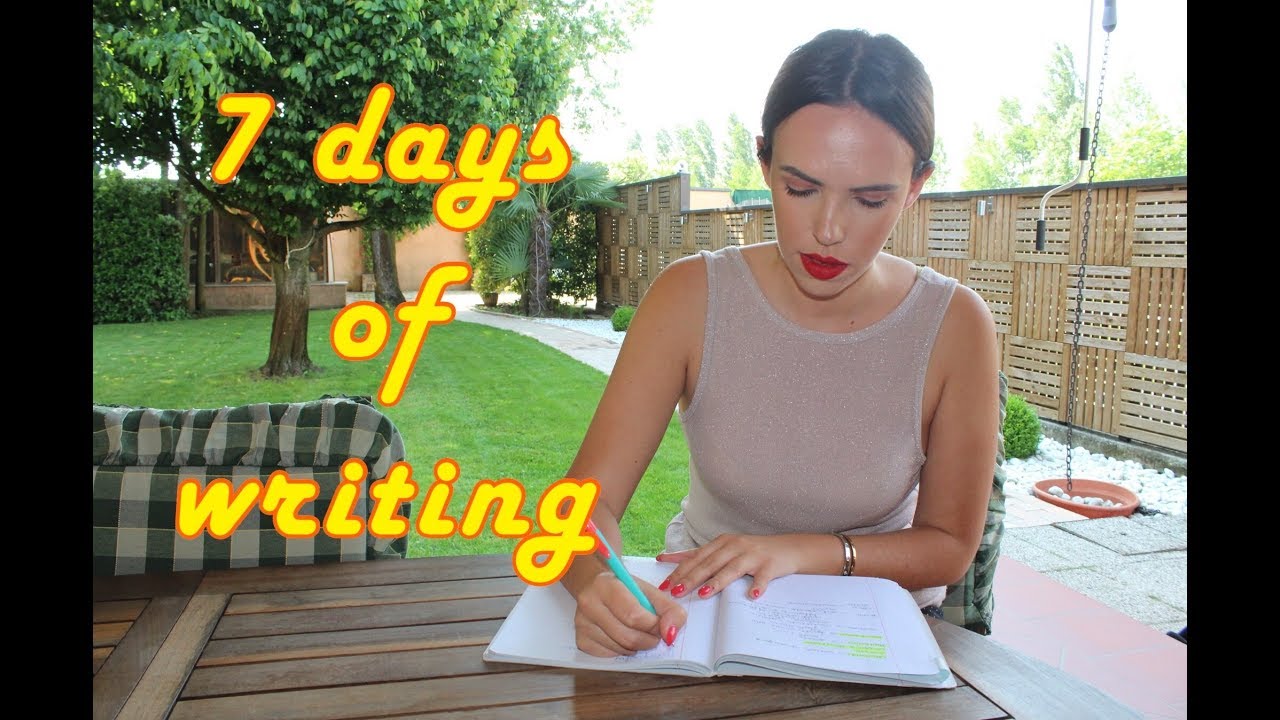 7 DAYS OF WRITING: SCRIVIAMO ASSIEME PER SETTE GIORNI! - YouTube