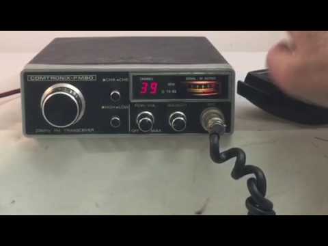 Comtronix FM-80. 29 MHz Transceiver - YouTube