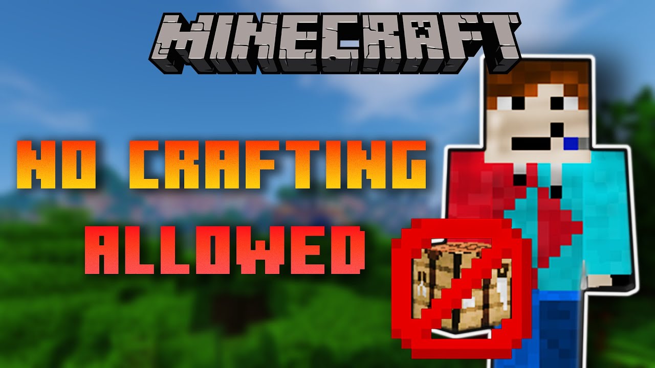 Minecraft no craft #1 ┃Beating Minecraft without crafting - YouTube