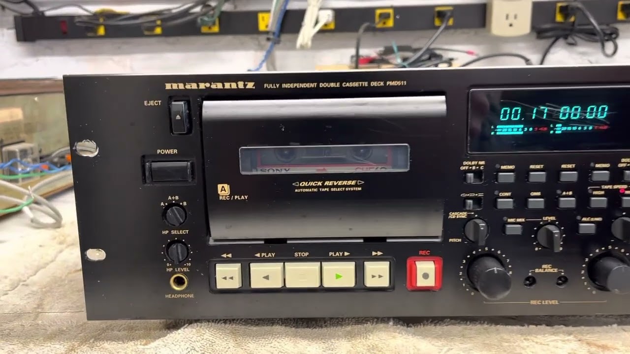 Marantz PMD511 Cassette Deck "Deck A" - YouTube