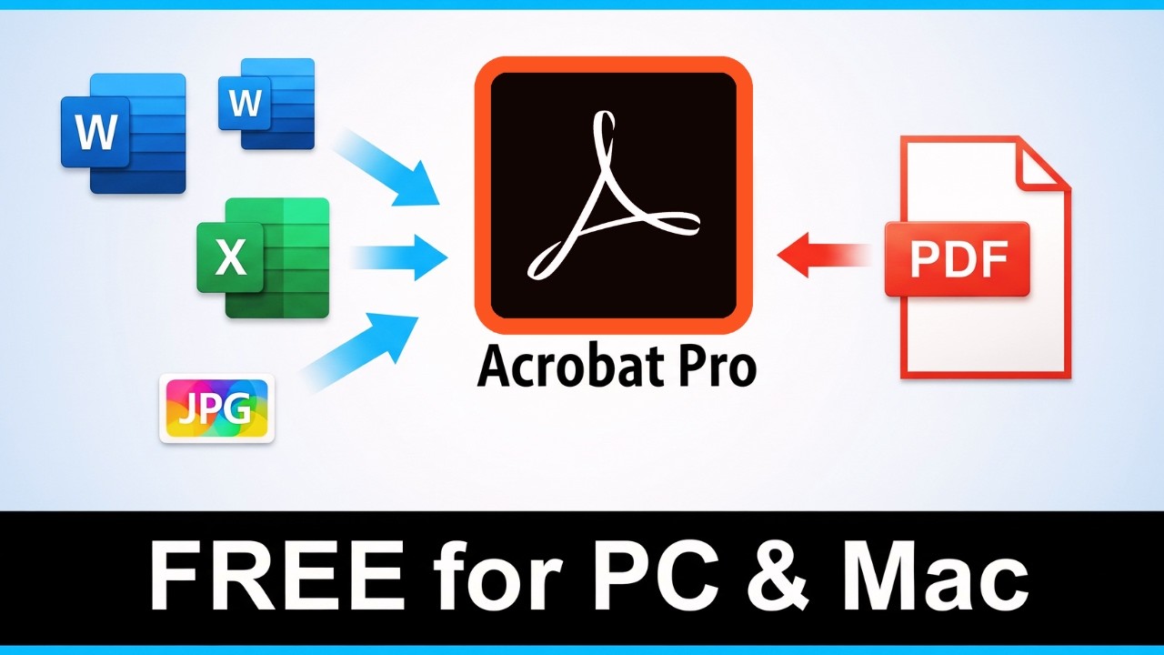 How to Download Adobe Acrobat Pro for FREE for Pc & Mac (Official Setup ...