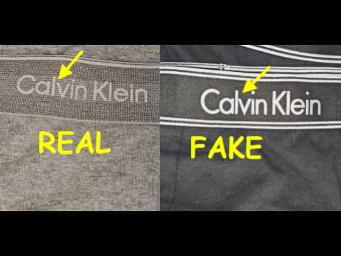 Calvin Klein underwear real vs fake review. How to spot original Calvin Klein boxers, trunks