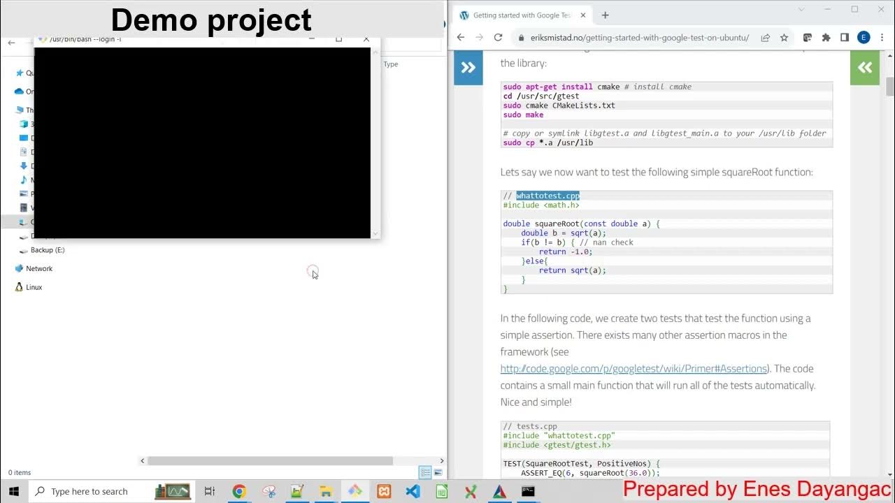 Tutorial 1- Getting started with Google Test (GTest) - Windows 10 - YouTube