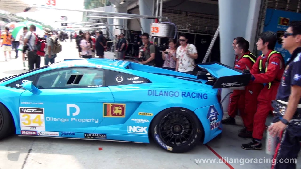 Dilango Racing at GT Asia Seiries 2015-Sepang Malaysia - YouTube
