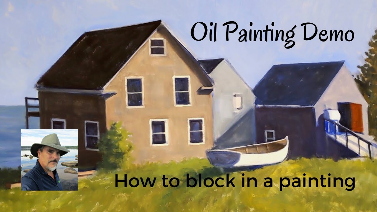Oil Painting Block In Process - YouTube