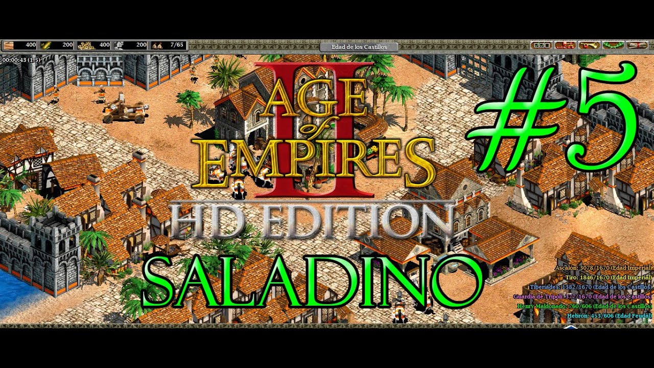 Age Of Empires II HD Edition - Campaña Saladino - Misión 5: "¡Jihad ...