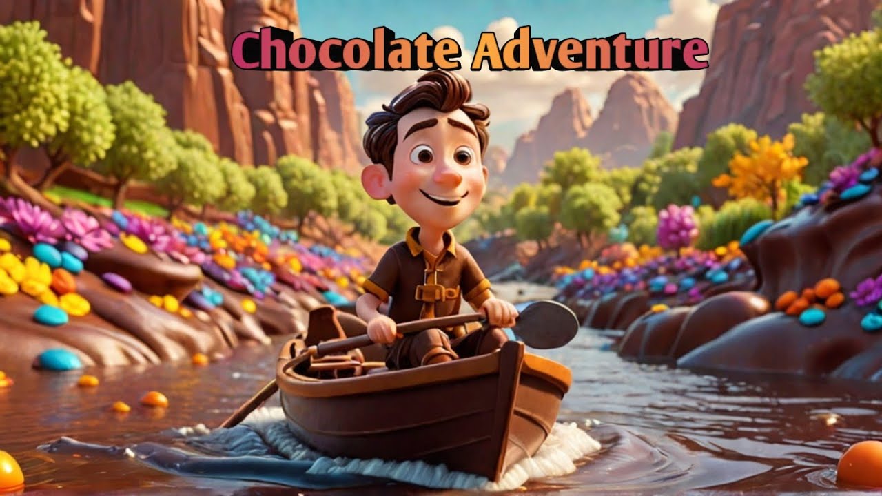 The Chocolate River Journey | Magical Kids Poem & Adventure | Baby song ...