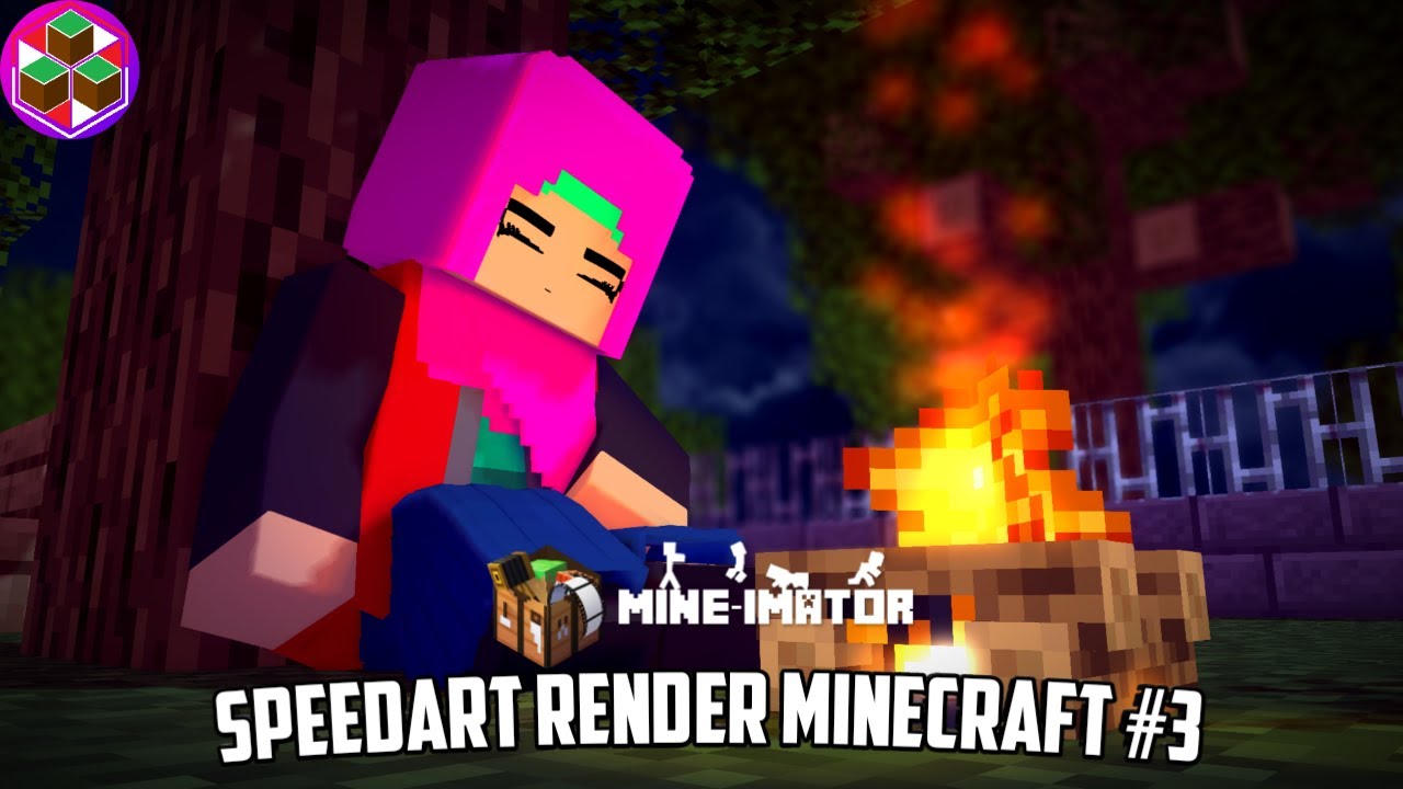 Speed Art Render Minecraft #3 | Mine-Imator - YouTube