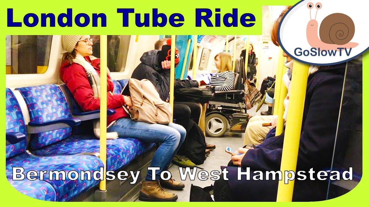 London Underground Tube Ride | Bermondsey To West Hampstead | Jubilee ...