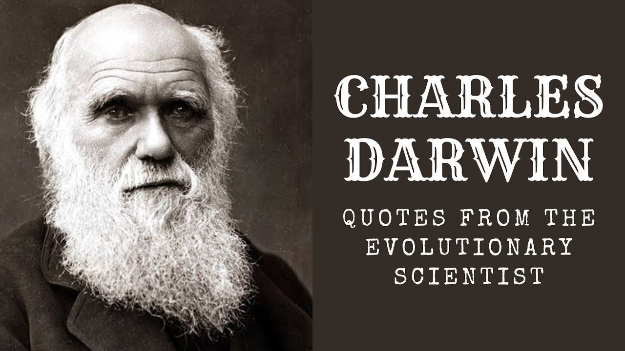 Charles Darwin Quotes From The Evolutionary Scientist - YouTube
