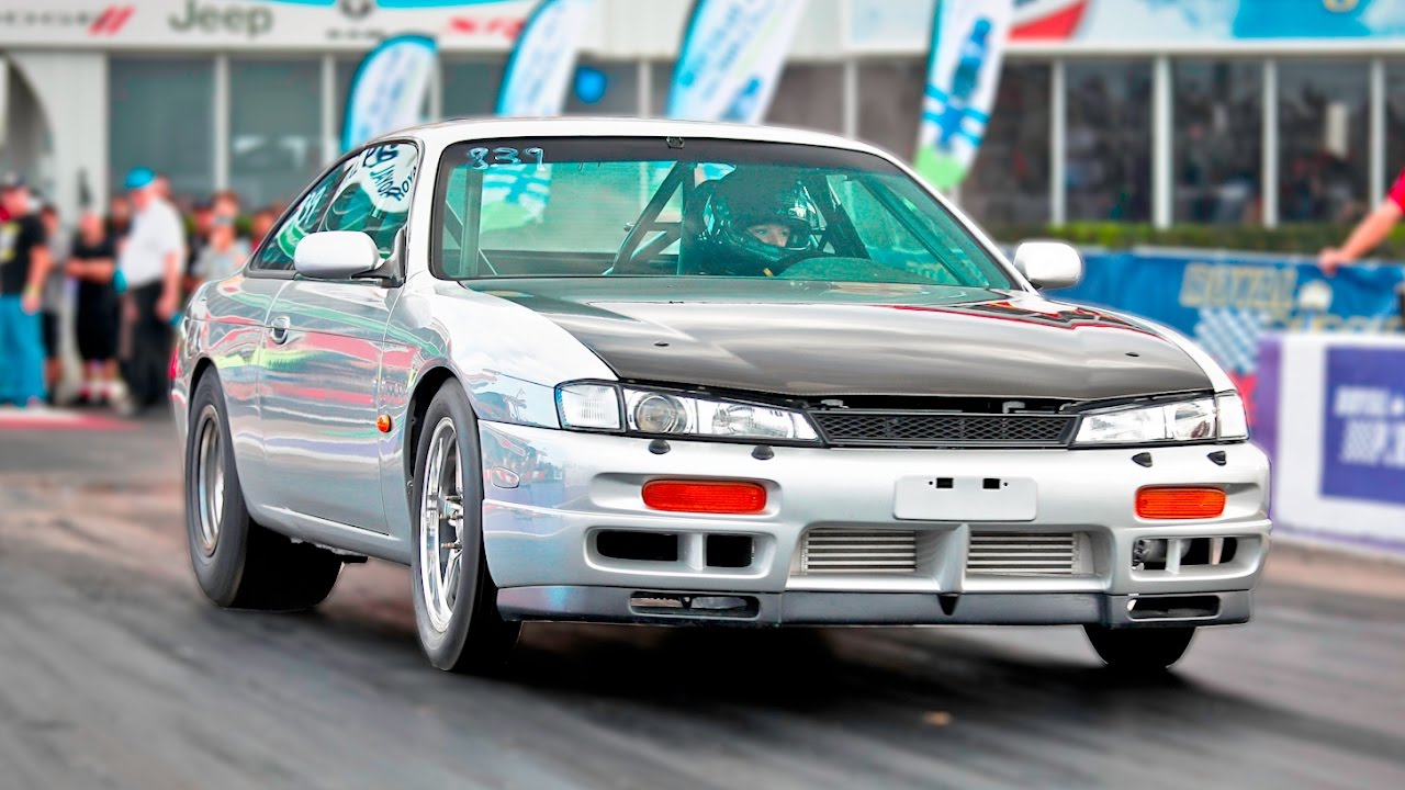 2JZ Nissan 240sx - GIRL Driven STREET CAR! - YouTube