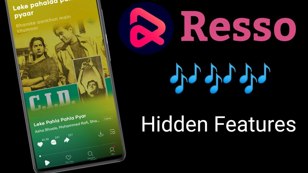 Resso music top hidden features | resso apps secret settings - YouTube
