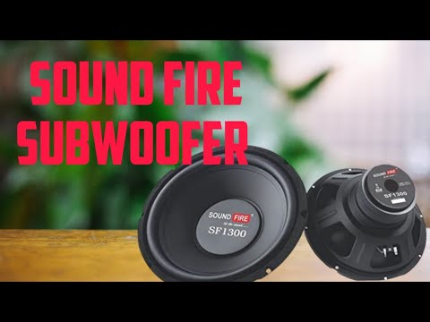 sound fire 12 inch subwoofer working video - YouTube