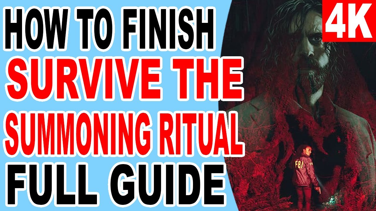 Survive the Summoning Ritual - Alan Wake 2 2023 PS5 Console - YouTube