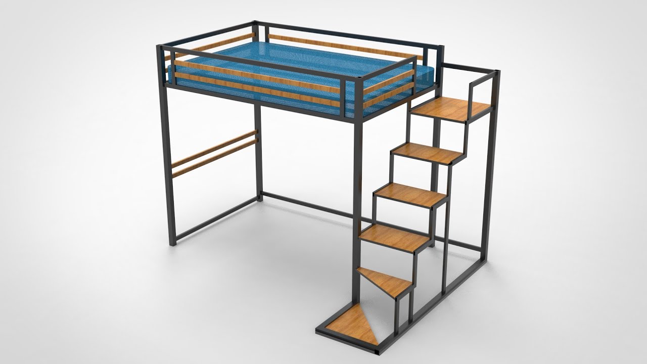 「DESIGN 314」 Table bed | Solidworks tutorial - YouTube