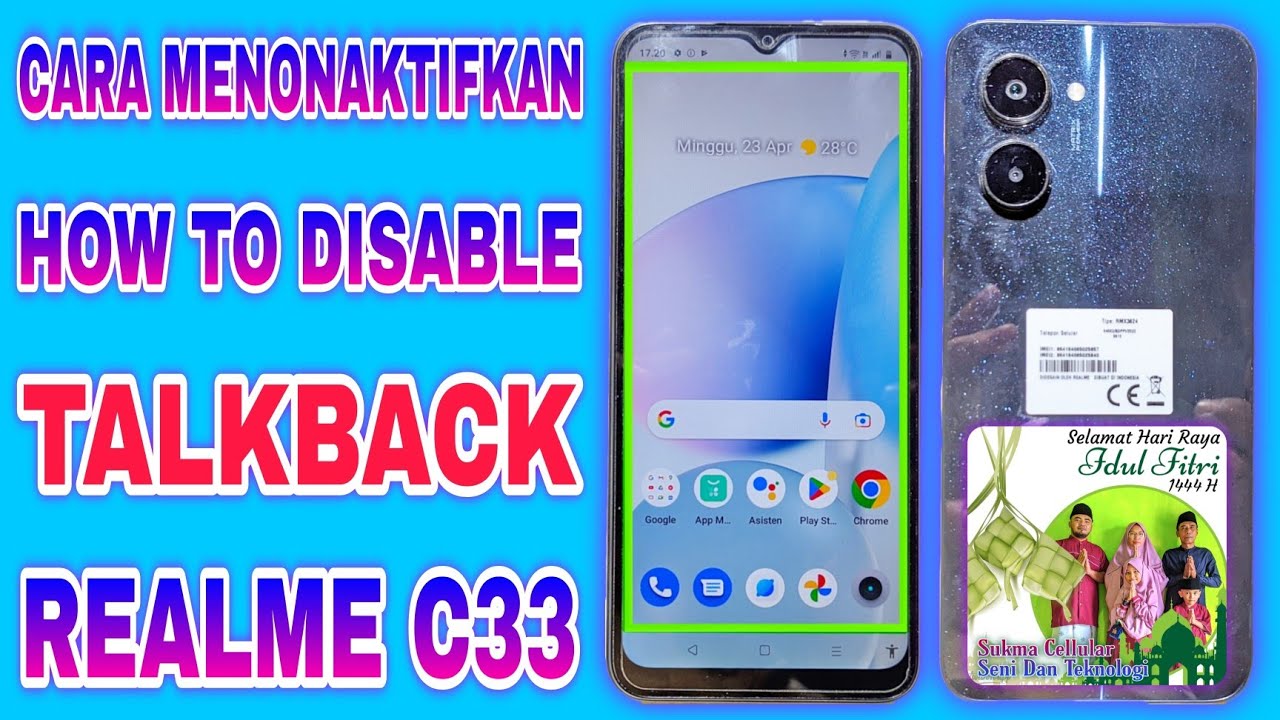 CARA MENONAKTIFKAN TALKBACK REALME C33 || HOW TO DISABLE TALKBACK ...