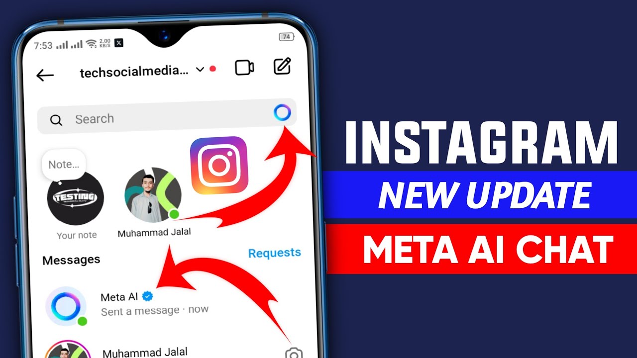 Instagram Meta AI chat update || Meta AI on Instagram || Instagram AI ...