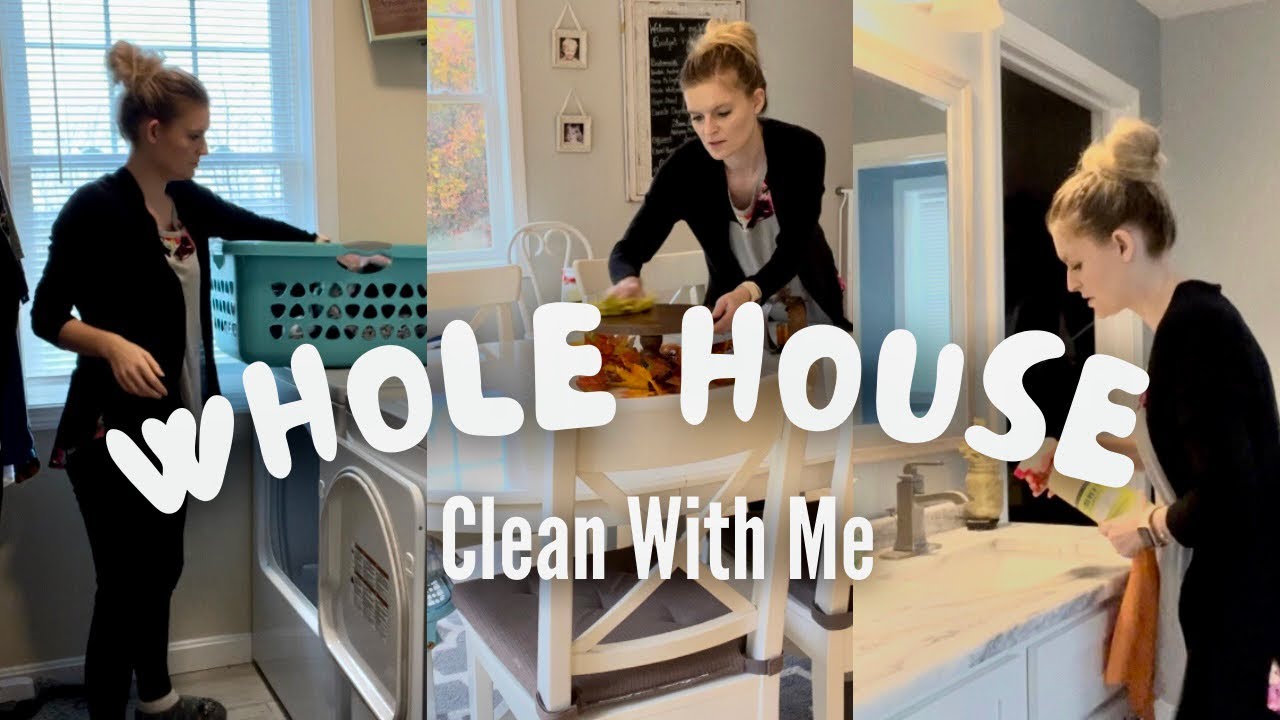 Massive Whole House Clean With Me. Cleaning Motivation. Cleaning ...