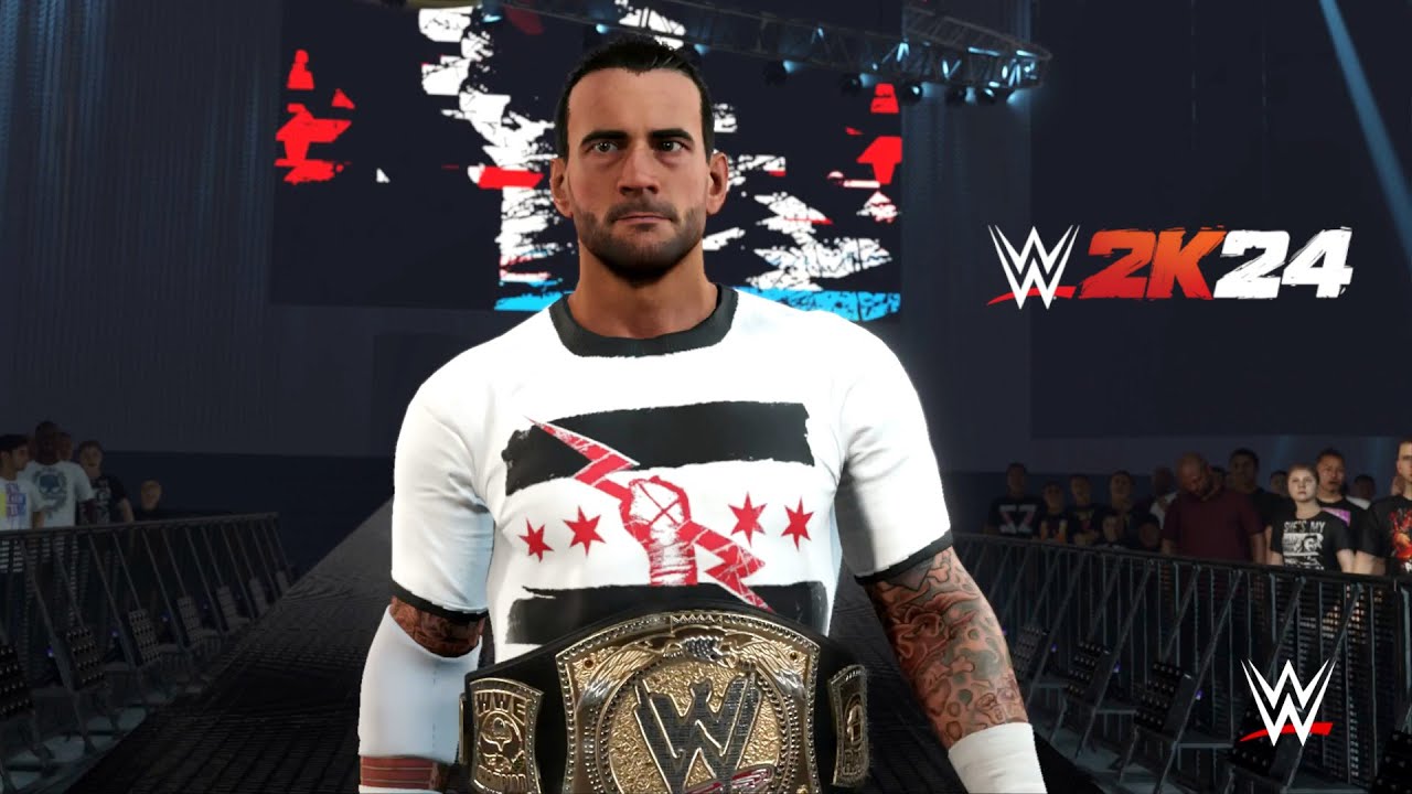 WWE 2K24 - CM Punk 2011 Attire FULL ENTRANCE (PS5) - YouTube