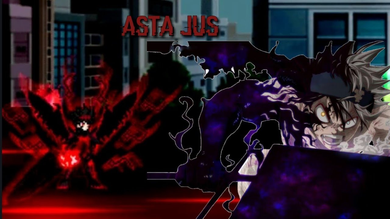 Asta All forms (Demon Form,Black Divider and liebe's unite form ...