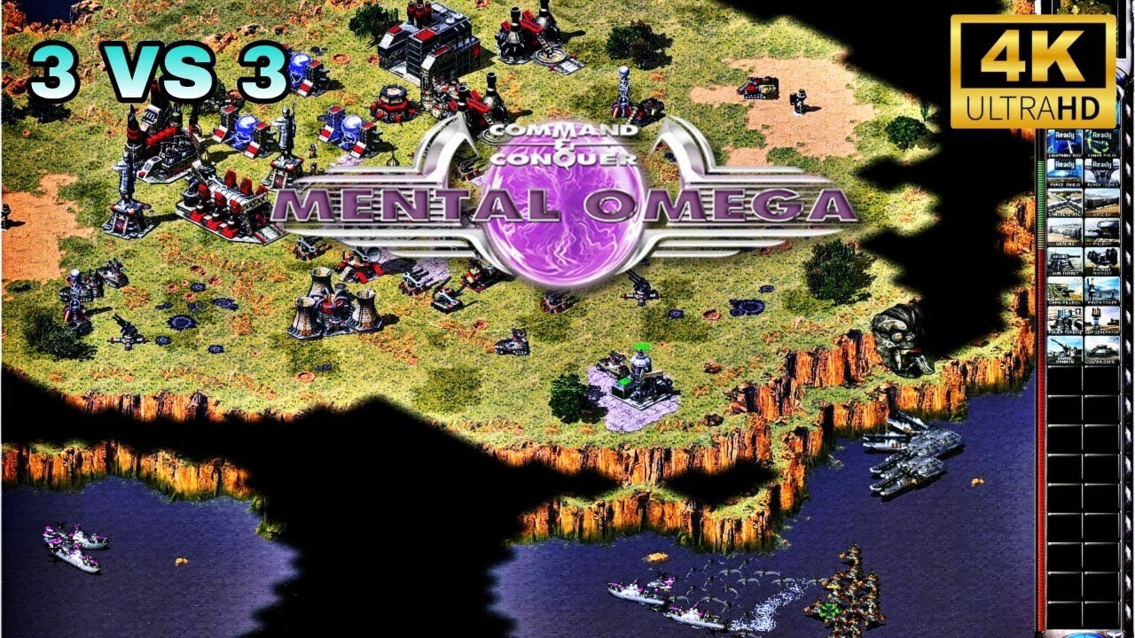 Red alert 2 yuri's revenge mental omega mod part2 : 3 Eruop vs 3 any ...