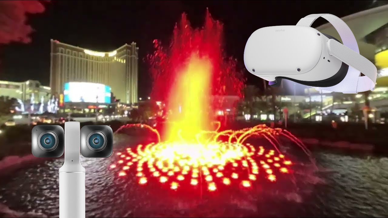 #VR180 Virtual Vegas! Wynn Fountain Show - YouTube