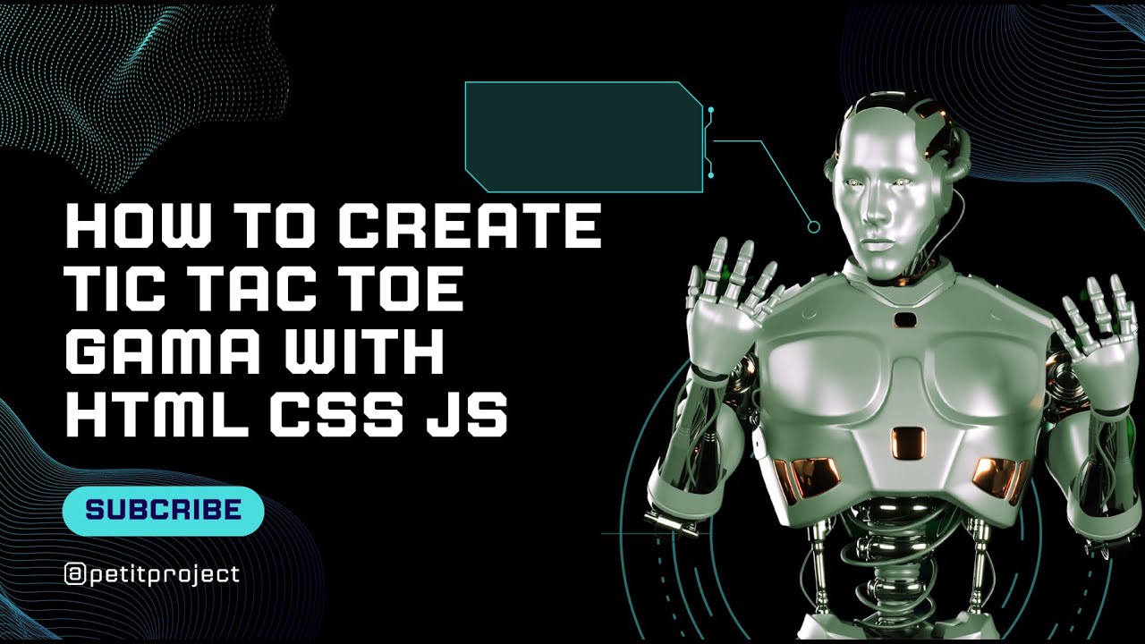 How To Create Tic Tac Toe Game With Html Css Js Youtube 3635