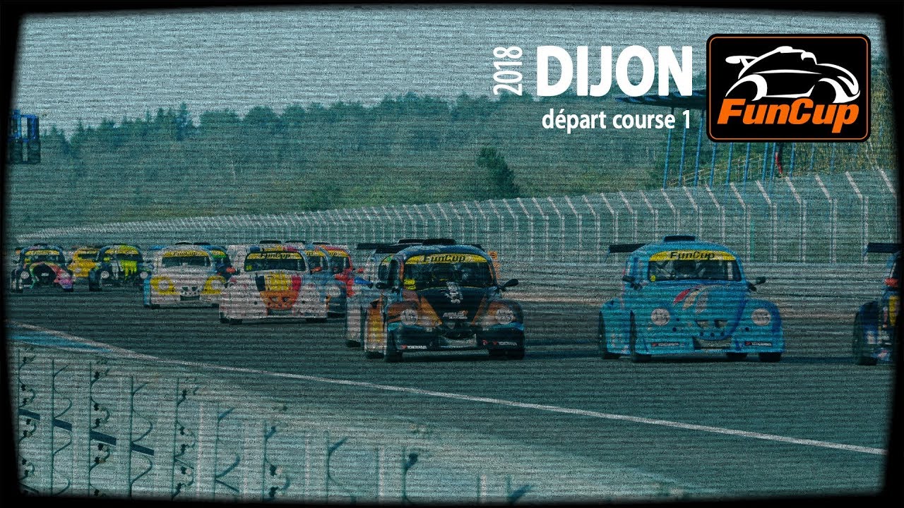 FUN RACING CARS - DIJON 2018 - Départ FUNCUP course 1 - YouTube