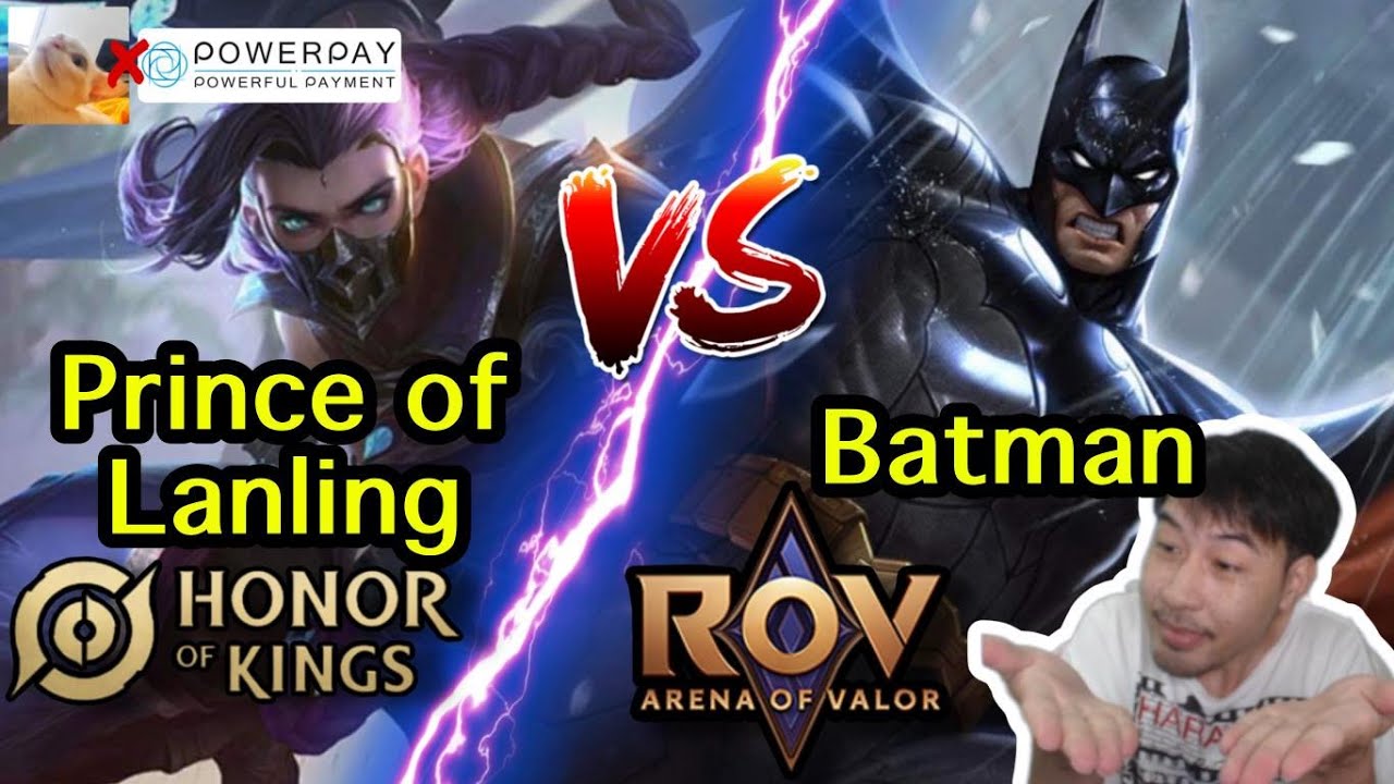 ความเหมือนที่แตกต่าง ของ Prince of Lanling HOK Vs BATMAN ROV - YouTube