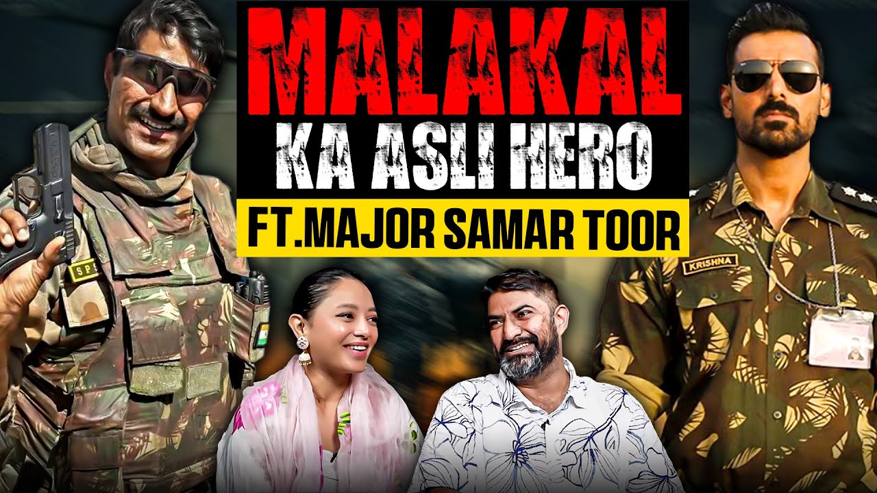 MALAKAL KA ASLI HERO Ft. MAJOR SAMAR TOOR | #gossipwithkirti # ...