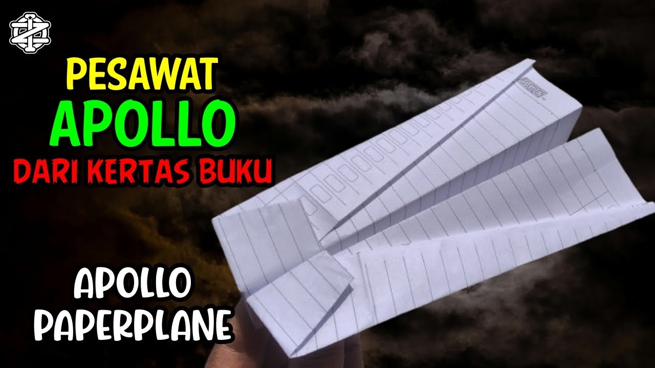 Cara Membuat Pesawat Apollo Dari Kertas Buku | ORIGAMI - YouTube