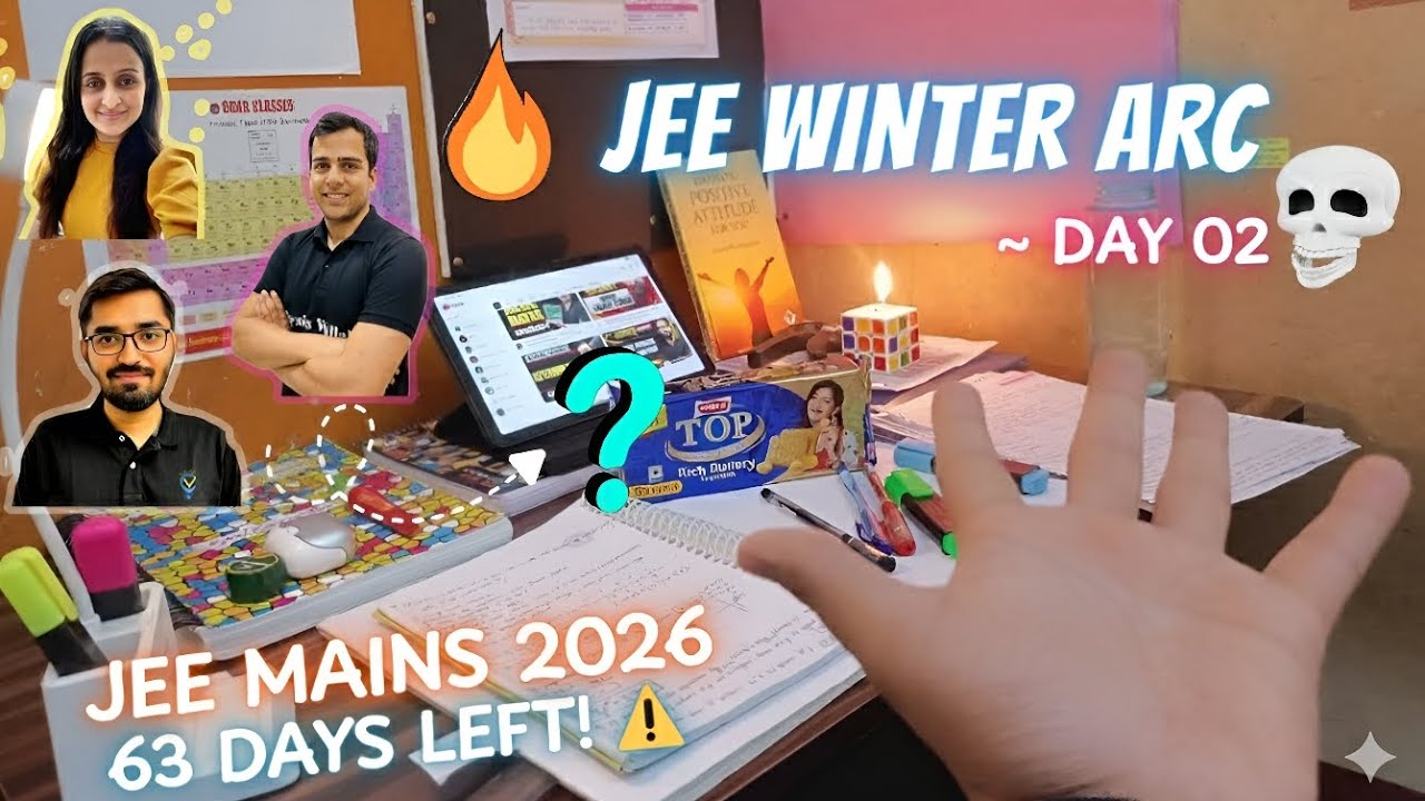 DAY 02: Covering full JEE Syllabus in 63 days 📚 JEE Maths strategy ...