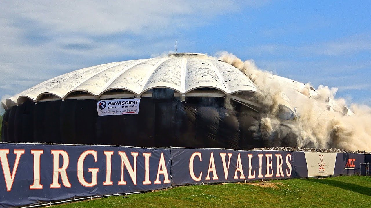 University Hall Dome at University of Virginia - Controlled Demolition ...