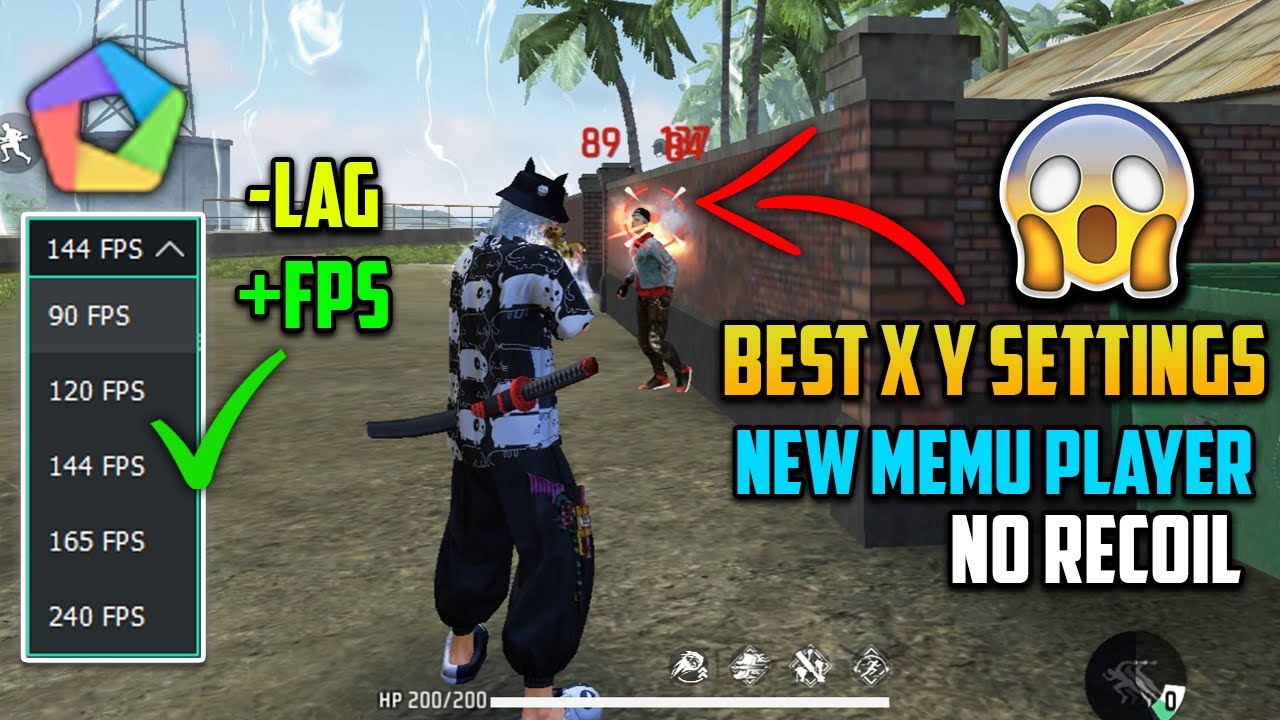 Memu player 9.1.3.0 NO RECOIL Headshot Settings For Free Fire |Memu Player Free Fire 90 fps ...