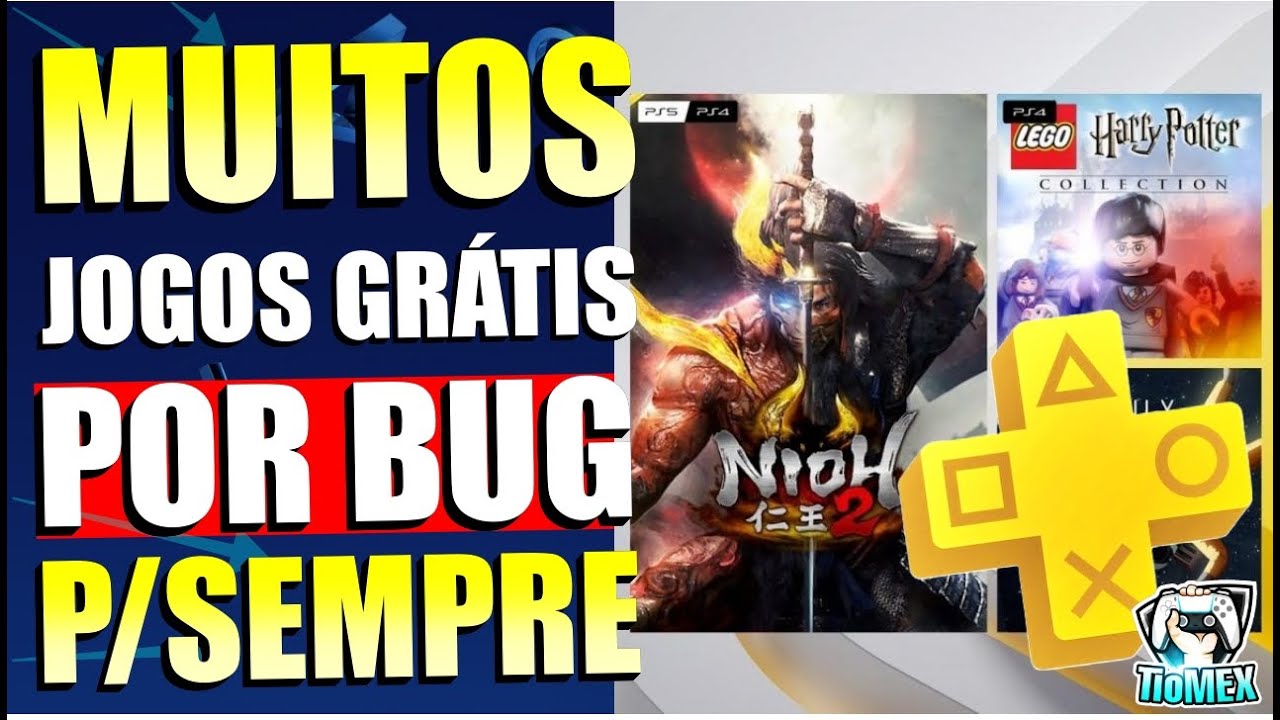 MUITOS JOGOS GRÁTIS no ps4 PRA SEMPRE E POR BUG - YouTube