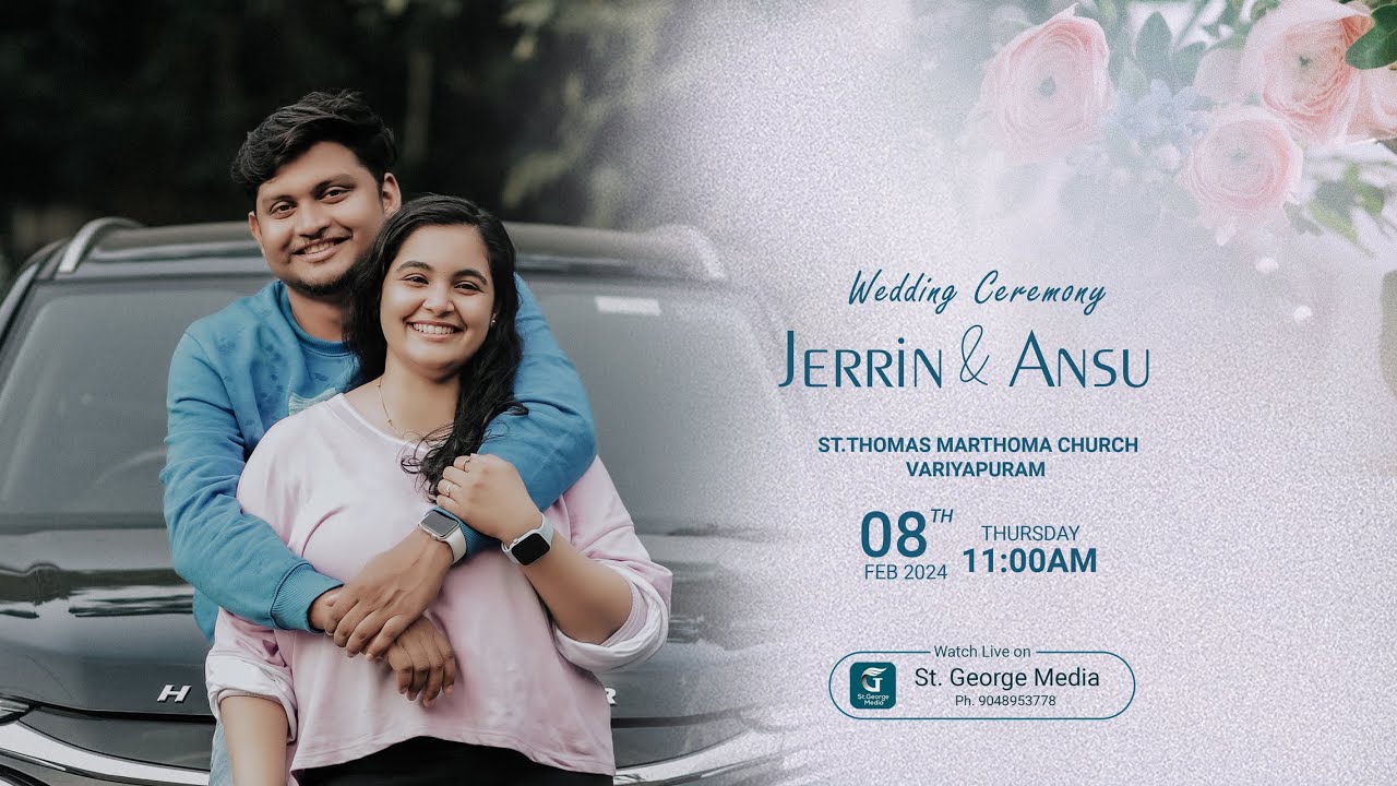 JERRIN ️ ANSU | WEDDING CEREMONY | ST. THOMAS MARTHOMA CHURCH ...