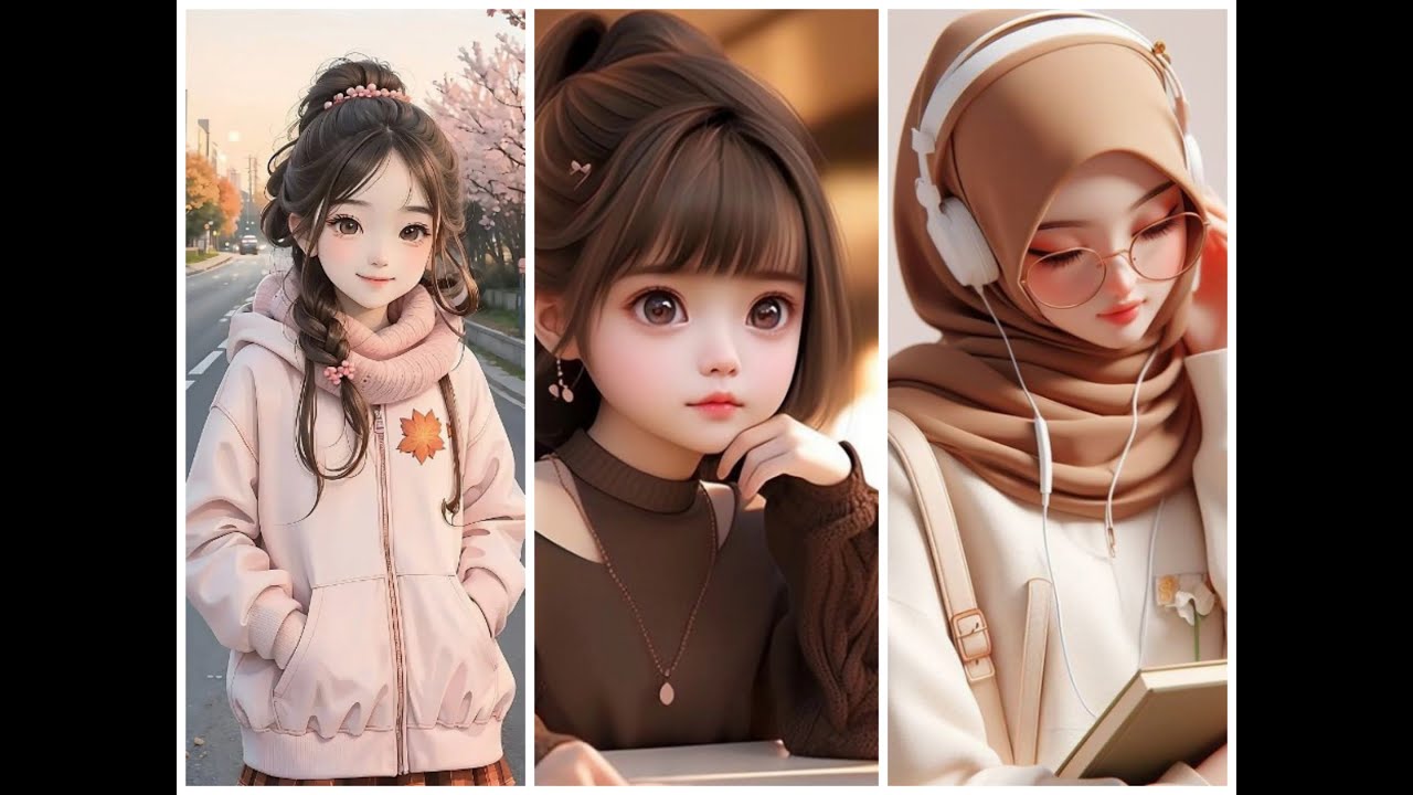 Cartoon girl dpz| 🐻Cute cartoon baby dp| Anime dp photol unique ...