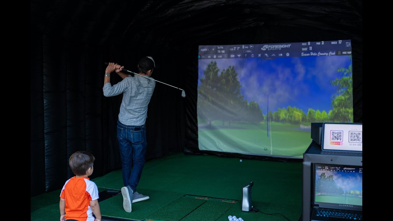 Sim Creek - Mobile Golf Simulator - YouTube