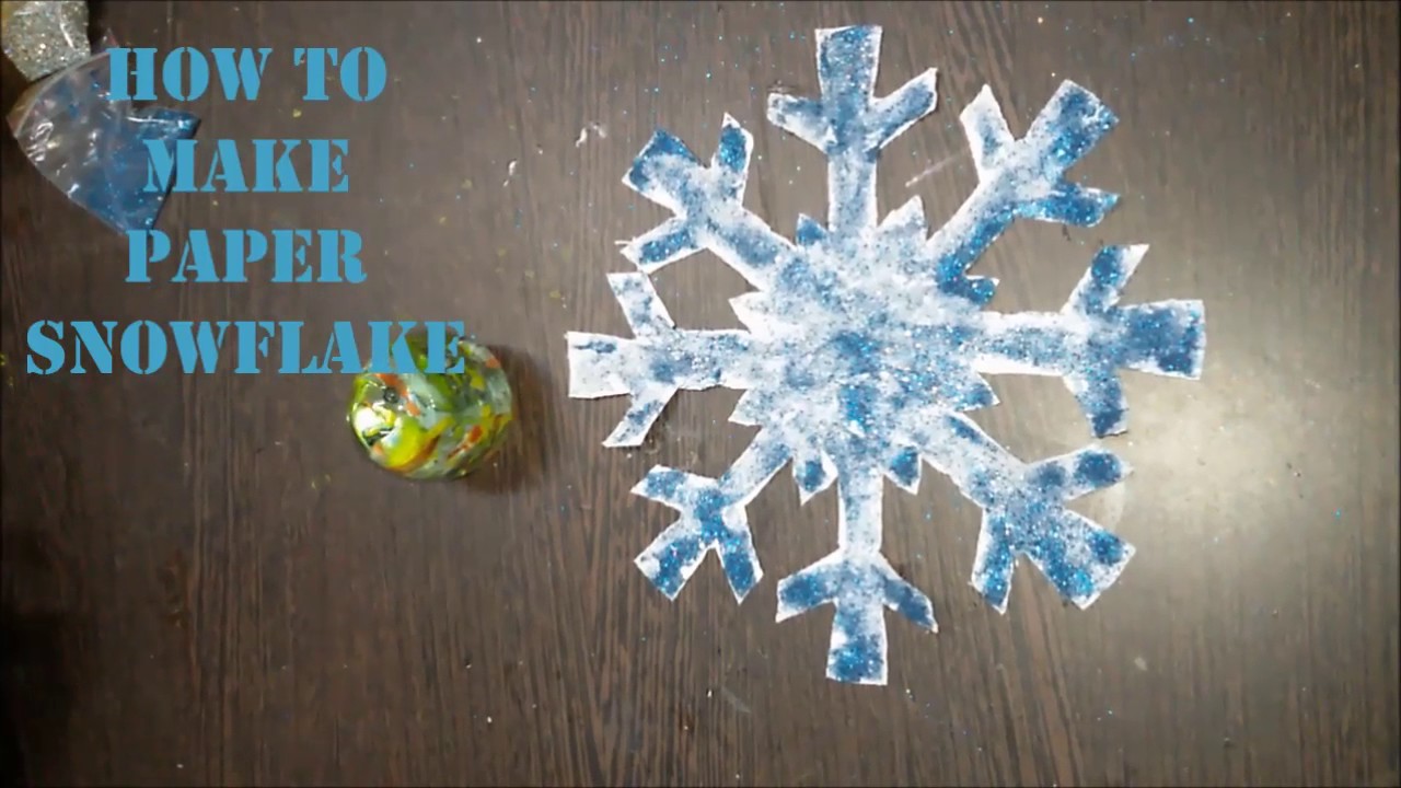 DIY : Snow Flake Decoration - YouTube
