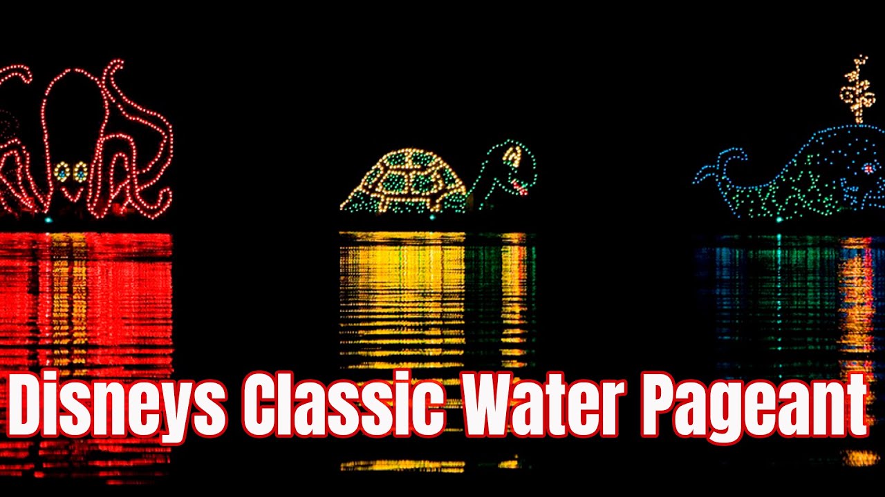 The Incredible Walt Disney World Nighttime Water Parade - YouTube
